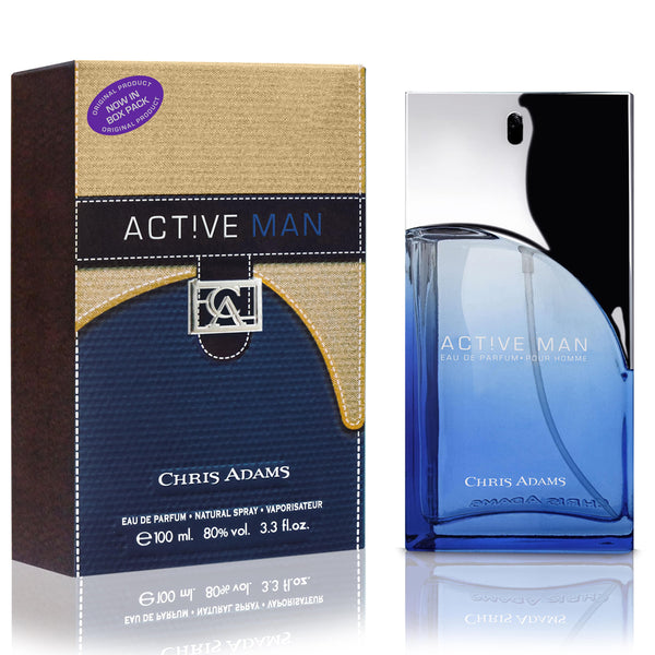 Chris Adams Active Man Perfume For Men - EDP - 100ml – BeautyNBeauty