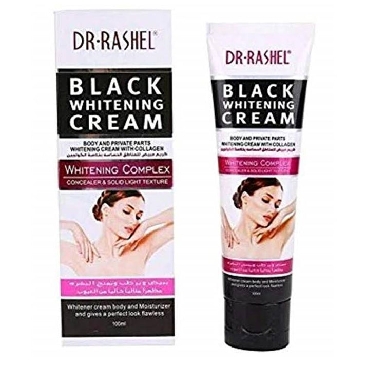 Dr. Rashel Black Whitening Cream Body & Private Parts with Collagen ...
